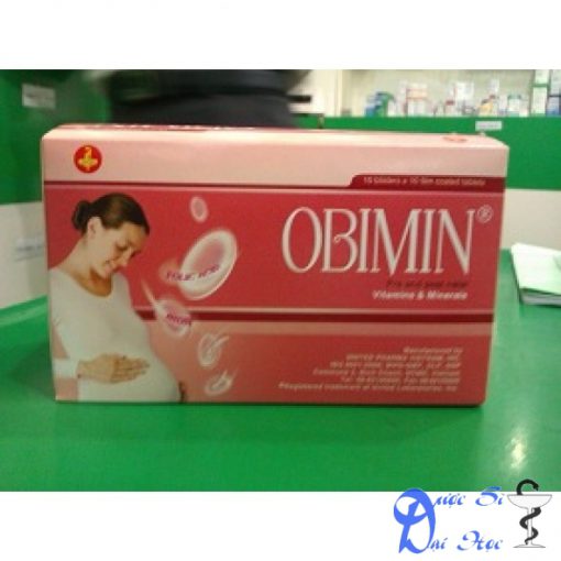Thuốc obimin plus giá bao nhiêu? có tác dụng gì? có tốt hay không?