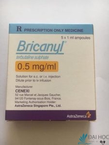 Thuốc bricanyl tiêm có tác dụng gì? giá bao nhiêu? có tốt hay không?