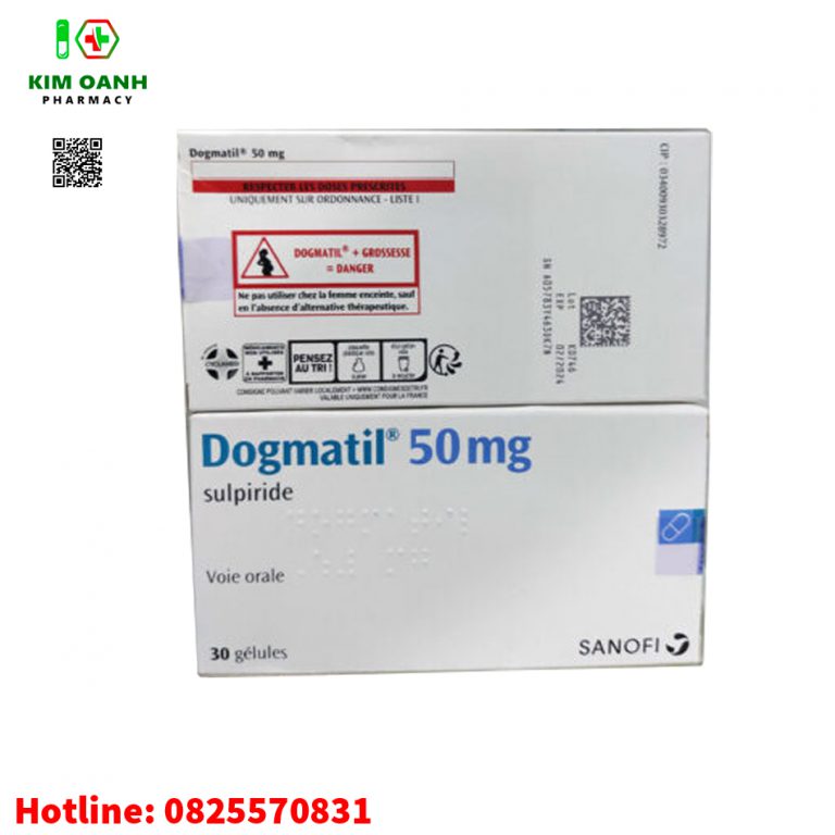 Dogmatil 50mg: Công dụng, Liều dùng, Tác dụng